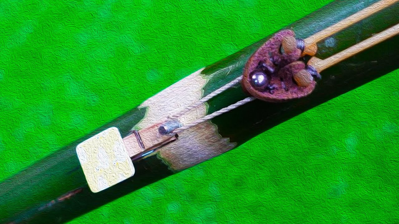 Make a simple "NAIL" Slingshot without Power Tools - New Trigger - YouTube