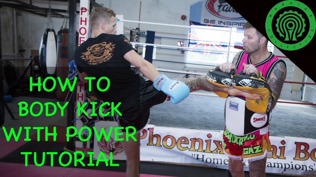 How Elite Muay Thai Fighters throw Power Body Kicks tutorial - YouTube