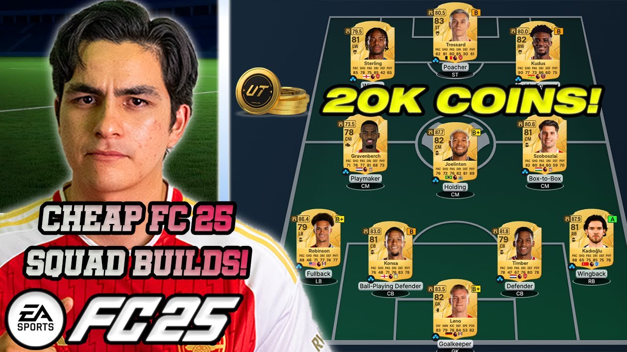 THE BEST CHEAP FC 25 SQUADS! - YouTube