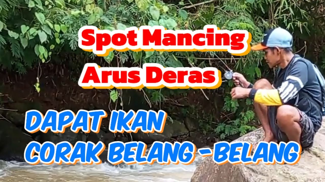 Mancing Ikan di Kali | Spot ikan wader di sungai arus deras - YouTube