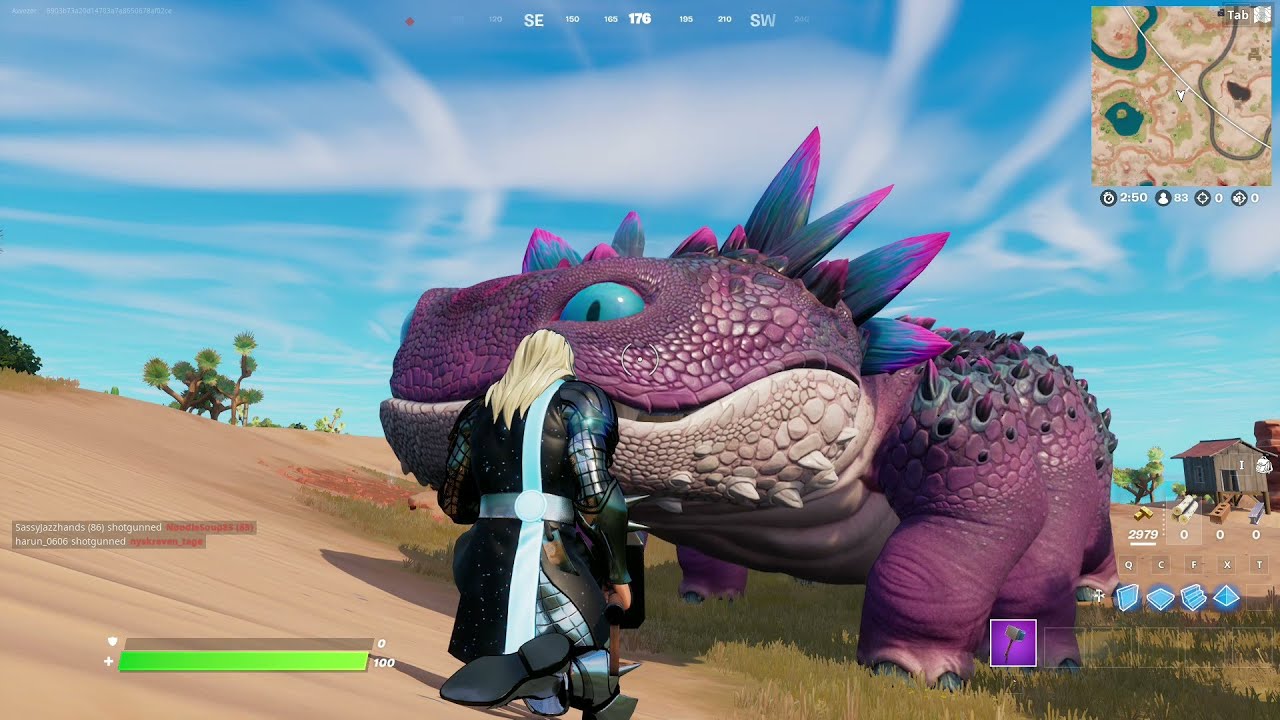 Klombo Dinosaur Gameplay Season 1 Chapter 3 - Fortnite - YouTube