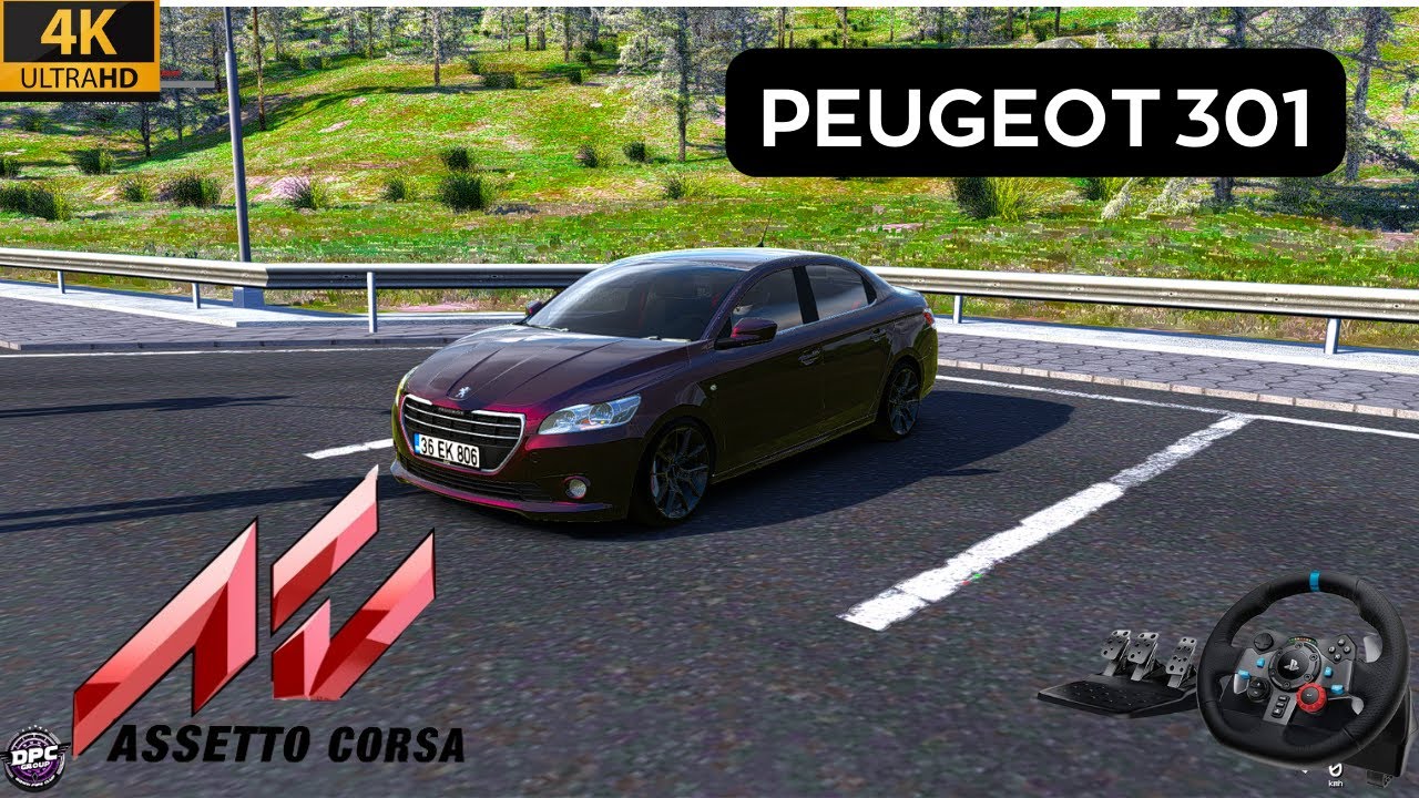 ASSETTO CORSA!!DPC GROUP PEUGEOT 301 GAZLIYORUZ!!(LOGİTECH G29) - YouTube