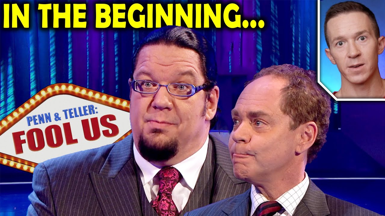 Magician REACTS to the VERY FIRST episode of Penn and Teller FOOL US ...