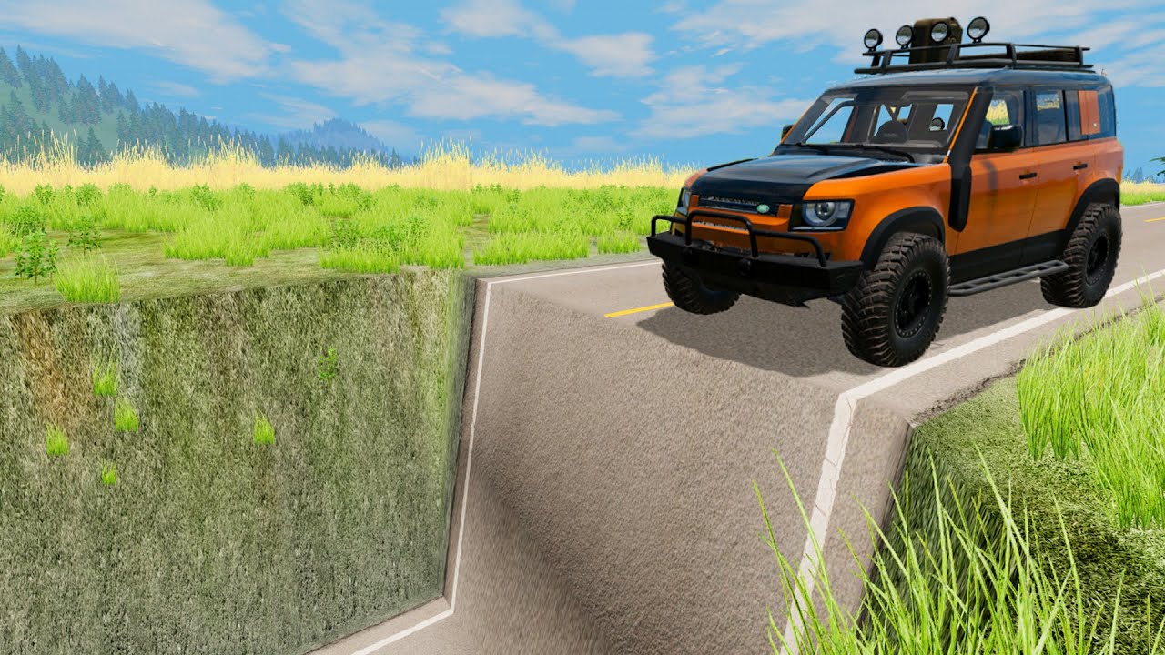 Cars vs Square Pit #1 – BeamNG Drive - YouTube