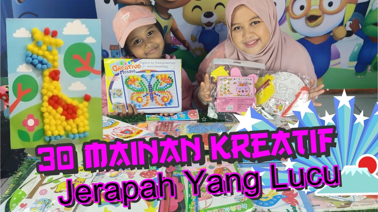 30 Mainan Kreatif Untuk Anak Jerapah Yang Lucu - YouTube