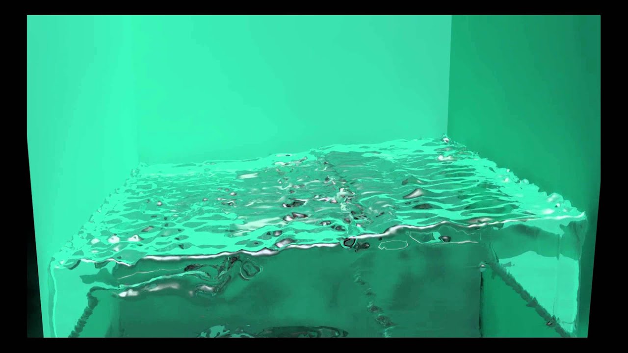 Fluid Simulation With Mesh Based Surface Tracking: Water fall - YouTube