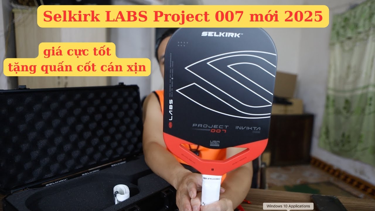 Vợt Selkirk LABS Project 007 phiên bản mới nhất 2025 - YouTube