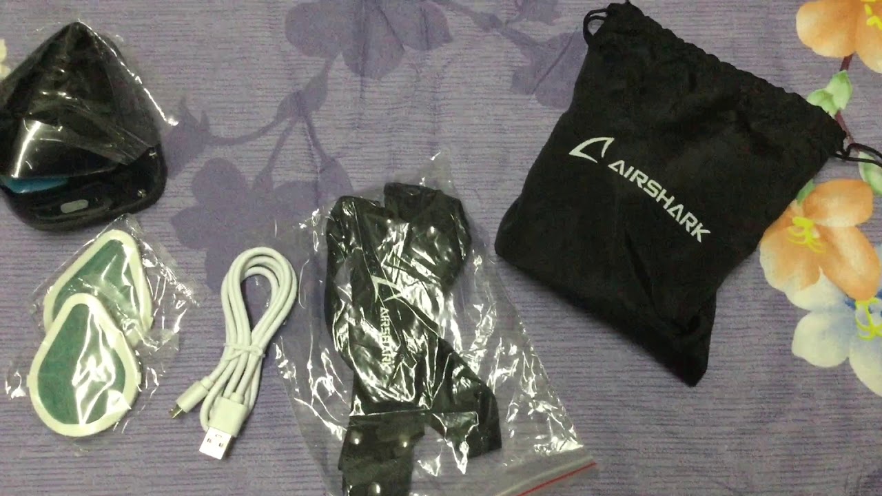 Wearing my Fully Enclosed Face Shield and Electric Air Mask - YouTube