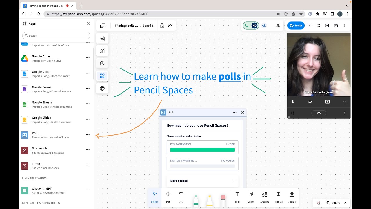 How to create polls in Pencil Spaces | Pencil Spaces Tutorials - YouTube