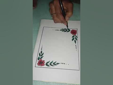 How to decorate front page of project file - YouTube