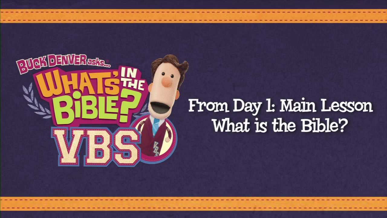 What Is The Bible From What s In The Bible VBS YouTube What Is The Bible From What s In The Bible VBS YouTube