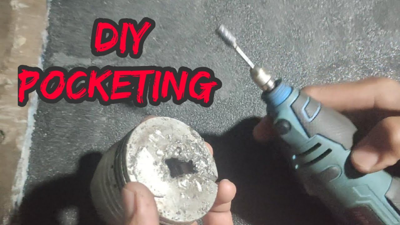 DIY POCKETING USING POOR TOOL - YouTube