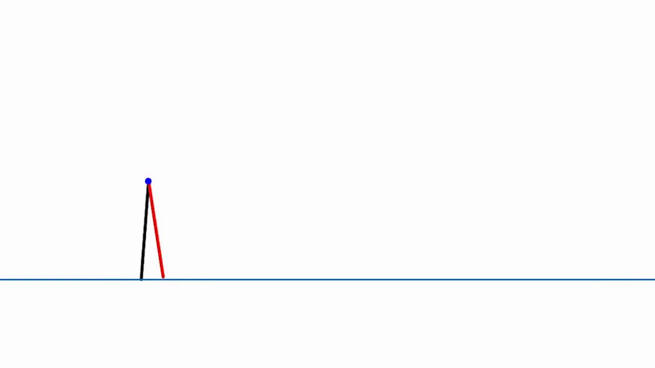 Compass Gait Passive Dynamic Walker Simulation - YouTube