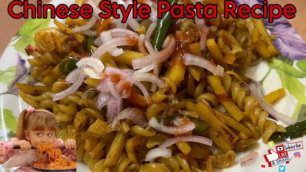 Chinese Style Pasta Recipe🤤/ Easy & Tasty Pasta Recipe 🍝😋| - YouTube