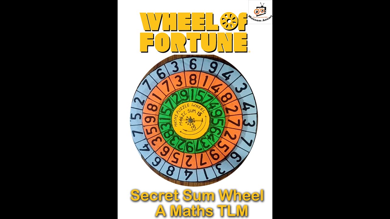 Secret Sum Wheel - A Maths TLM - YouTube