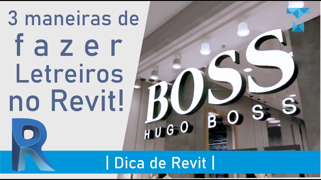 3 MANEIRAS DE FAZER LETREIROS NO REVIT! - YouTube