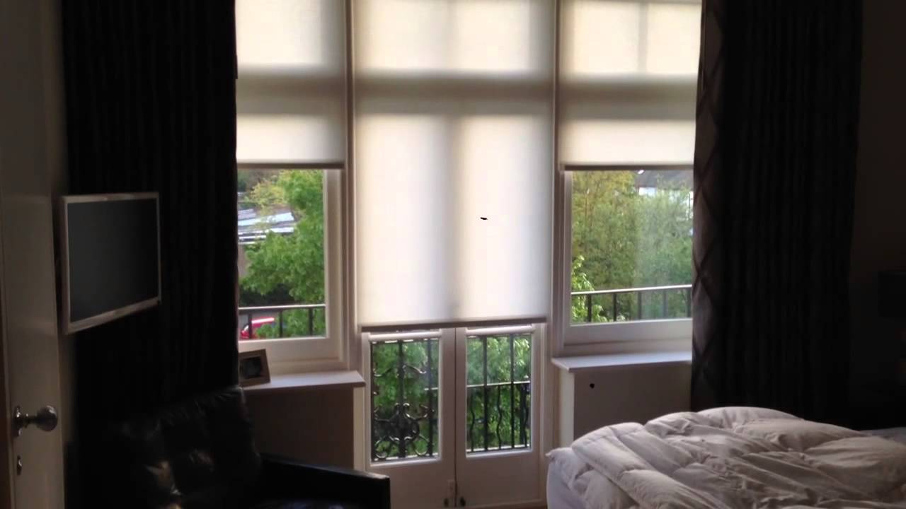 Lutron Sivoia QS Roller Blinds - YouTube
