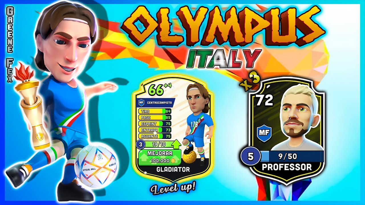 ⚽ITALY | GLADIATOR (Level up)⬆️ | Professor x3 | Mini Football - YouTube