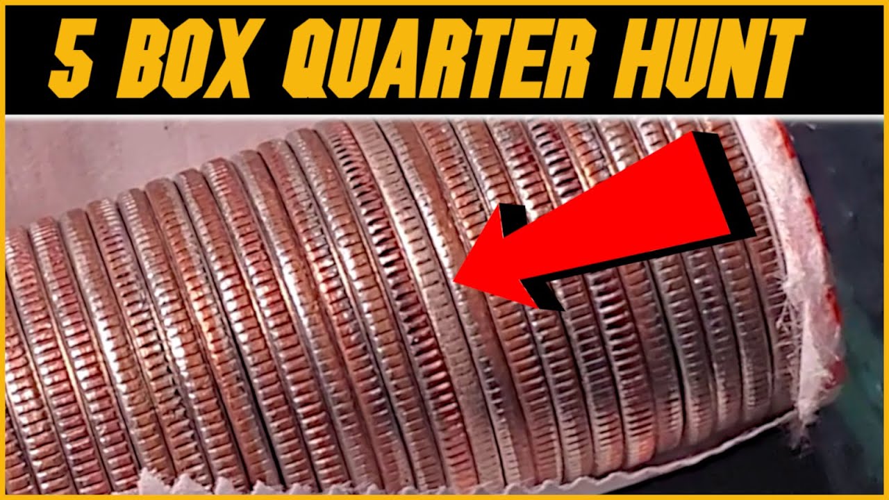 $2,500 QUARTER HUNT! COIN ROLL HUNTING QUARTERS! (COOL FINDS!) - YouTube