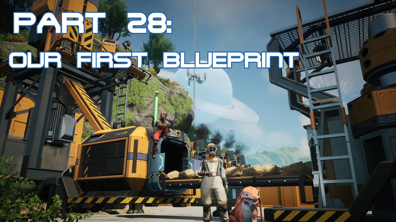 Part 28: Our First Blueprint - Factory Building With Friends - YouTube