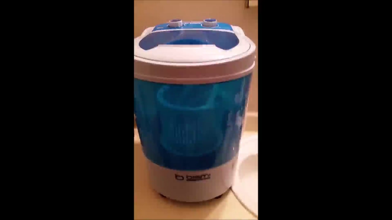 Bismi mini portable washing machine review - YouTube