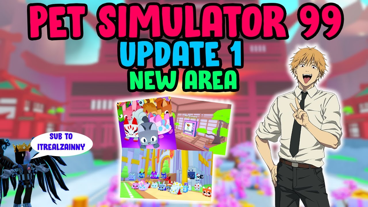Live Pet Simulator 99 Update 1 + New Area DAY 329 - YouTube