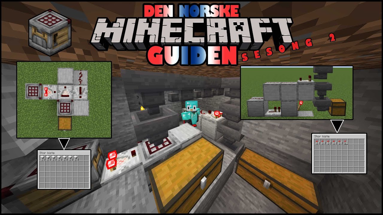 Automatisk sortering og crafting! | S02E67 | Den Norske Minecraft ...