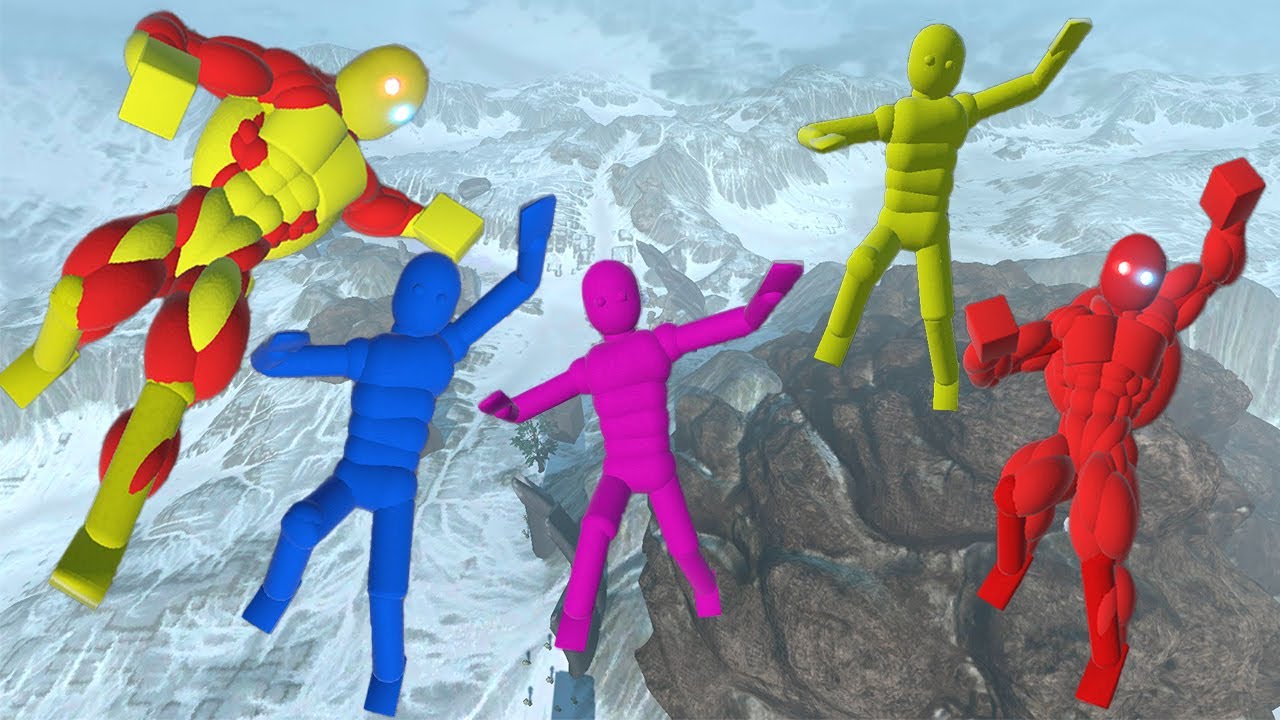 Overgrowth NPC Ragdoll Physics & Gravity Euphoria Epic Moments - YouTube