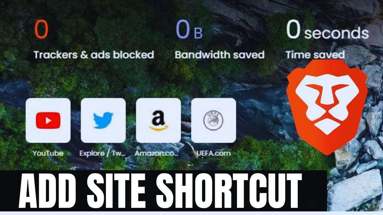 How to Add Sites Shortcuts on Brave Browser - YouTube