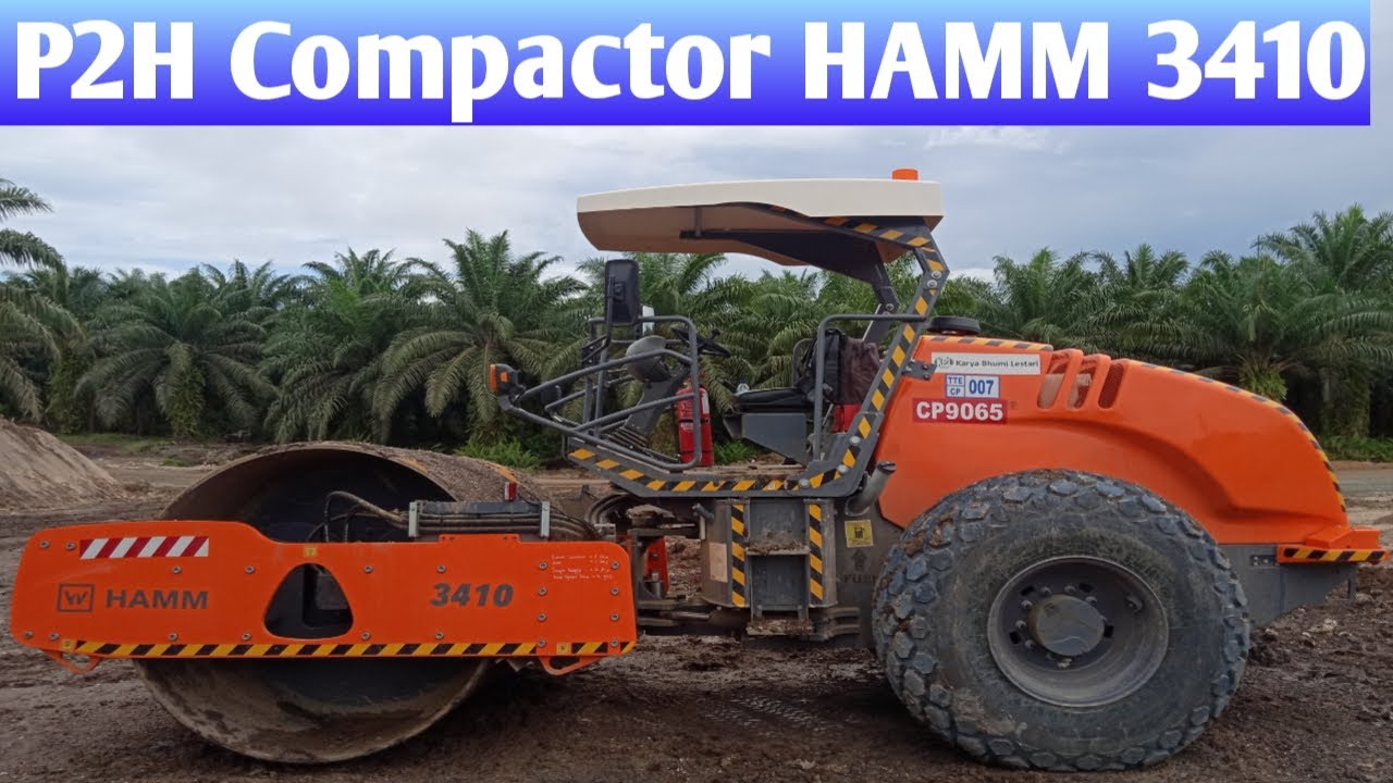 P2H Compactor HAMM 3410 - YouTube