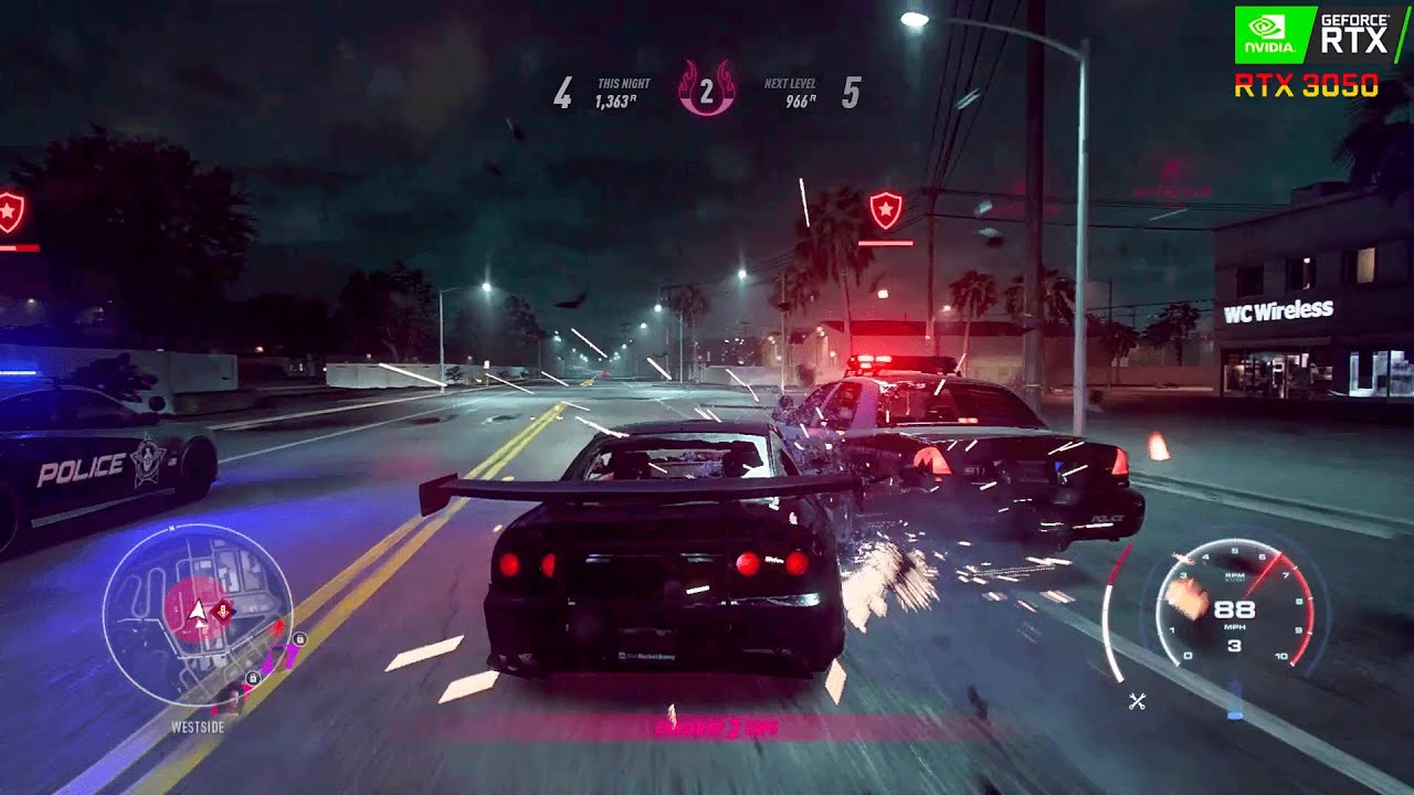 NFS Heat Police Chase | NFS Heat Police Escape | NFS Heat Night ...