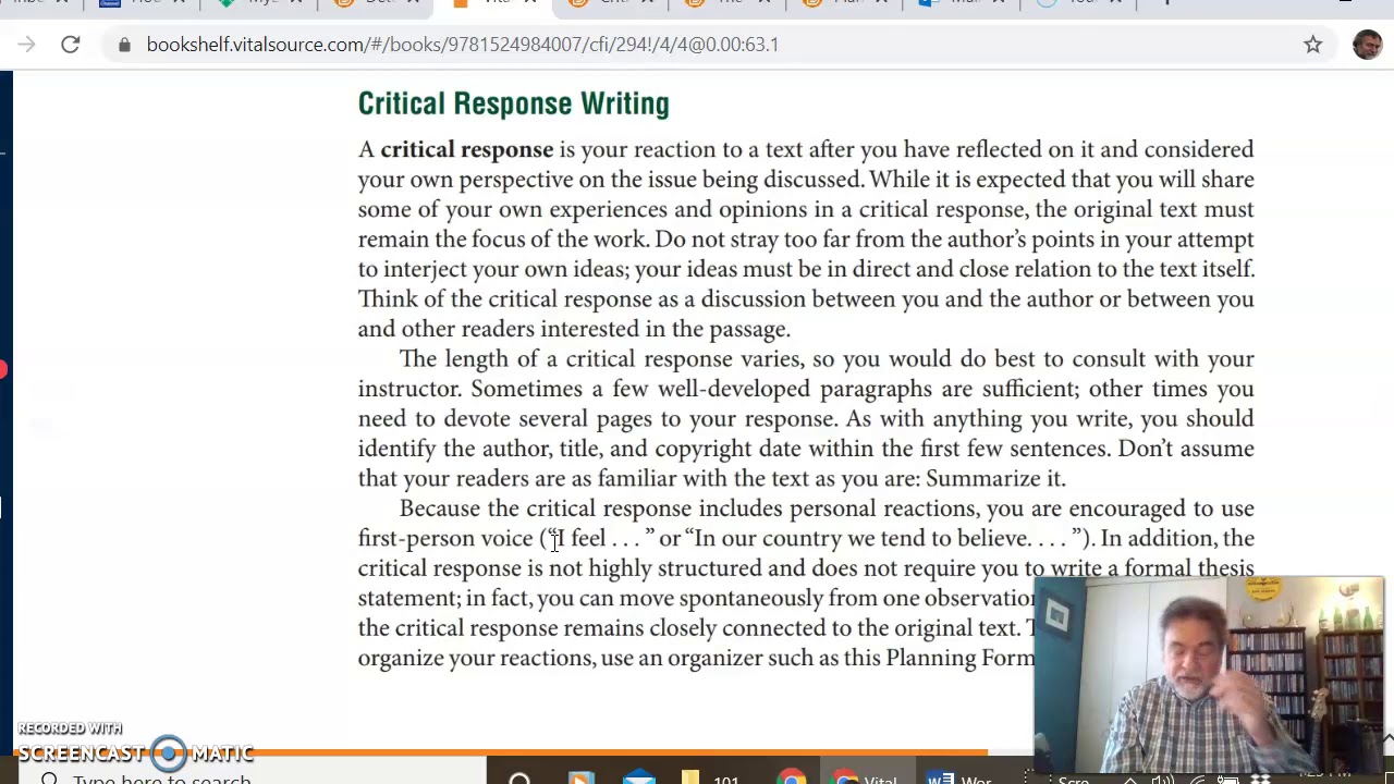 101 6 The Critical Response - YouTube