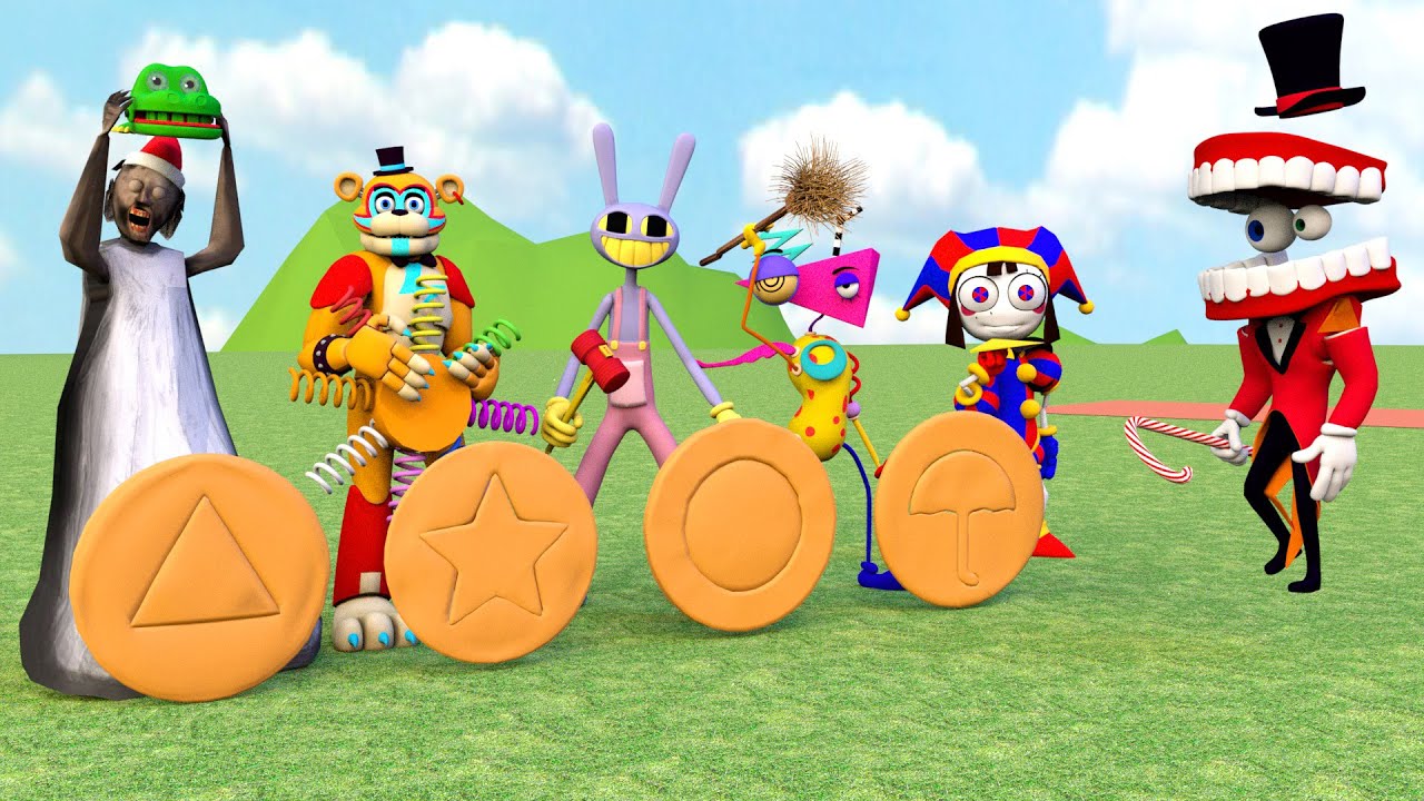 The Amazing Digital Circus vs Squid Game Challenge Aim Correctly ...