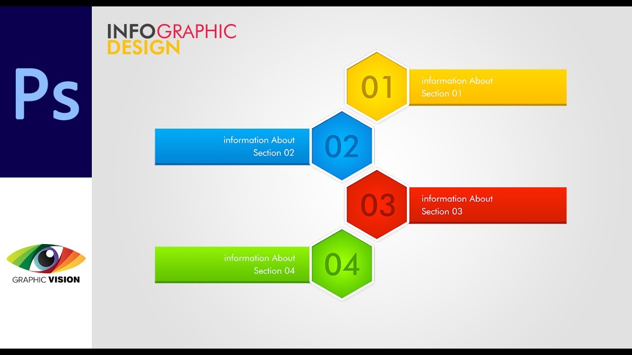 Infographic Section design in Adobe Photoshop - YouTube
