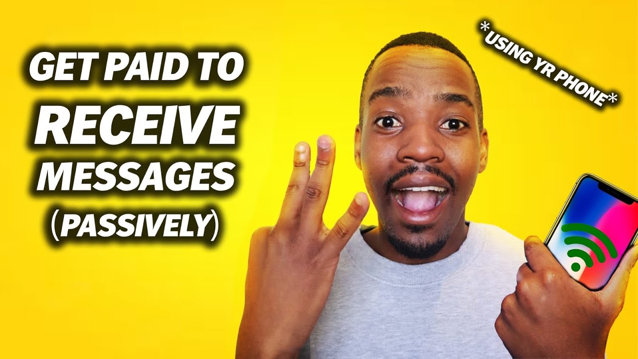 Get Paid To Receive Text Messages || Quick Tutorial for Passive Income ...