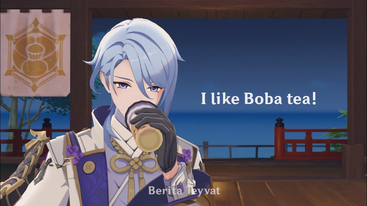 Ayato drinking boba tea 🧋 - YouTube