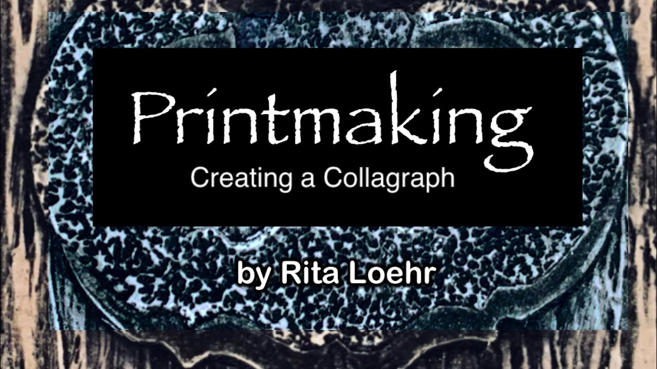 Printmaking - Creating a Collagraph from beginning to end. - YouTube