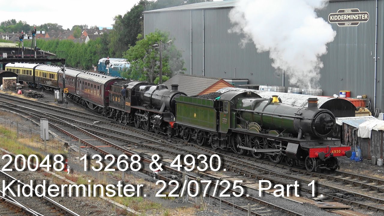20048, 13268 & 4930. Kidderminster. 22/07/25 part 1. - YouTube