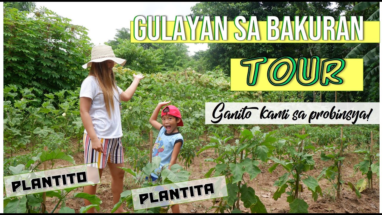 GULAYAN SA BAKURAN TOUR PART 1| BUHAY PROBINSYA | PLANTITO PLANTITA ...