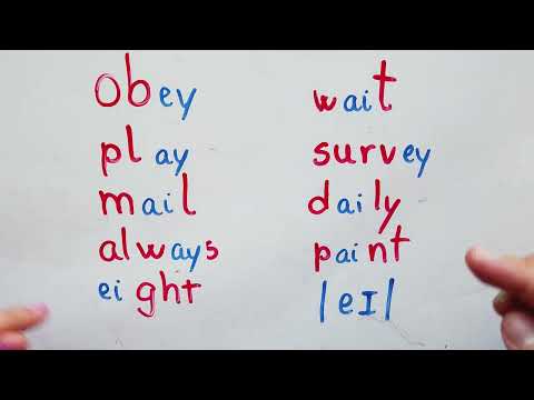 O que são os VOWEL TEAMS? | 4 representações do som EI | fonética | IPA ...