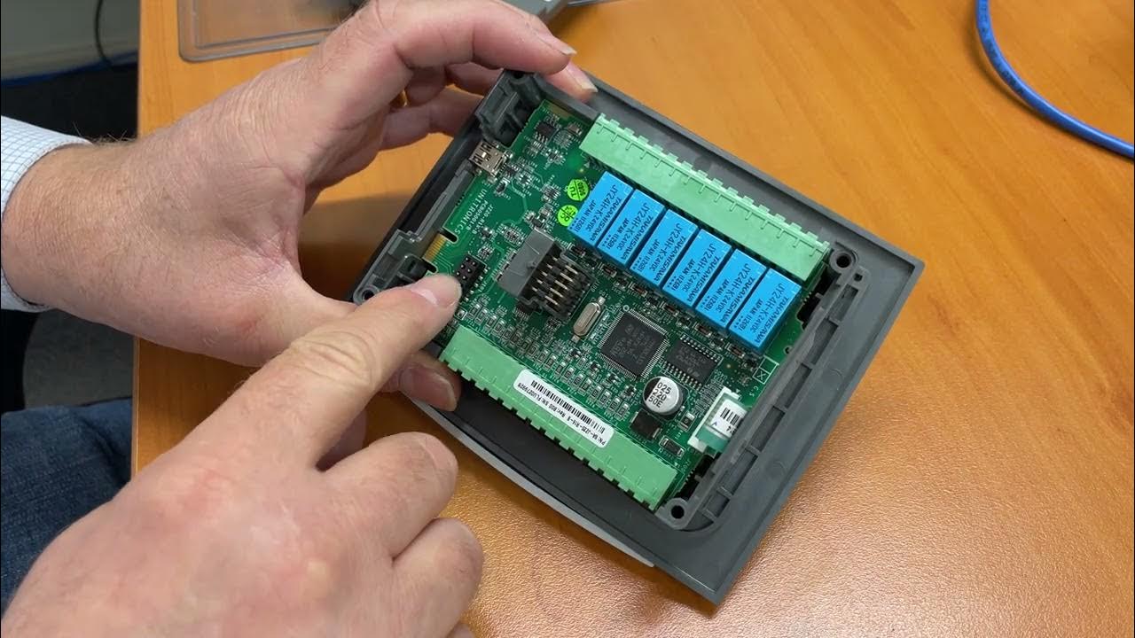 Replacing the backup battery in a Unitronics Jazz Controller - YouTube
