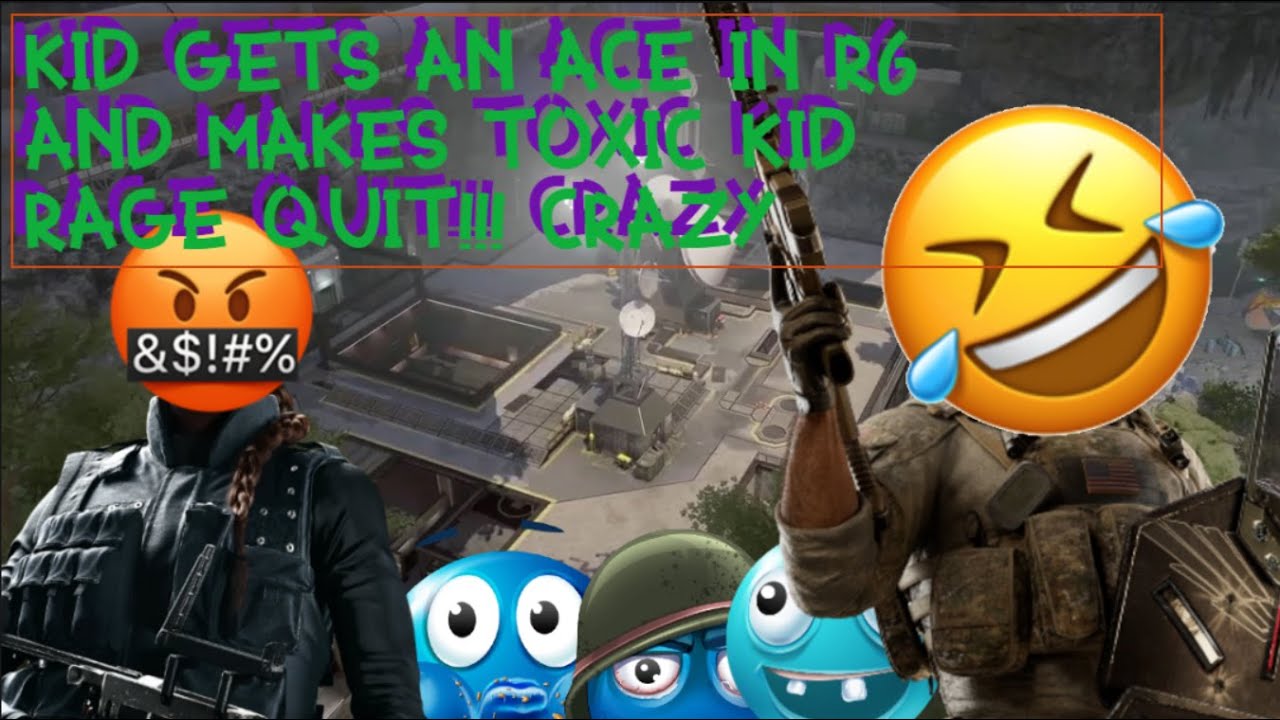 KID GETS AN ACE IN SIEGE AND MAKES TOXIC KID RAGE QUIT!!! CRAZY - YouTube