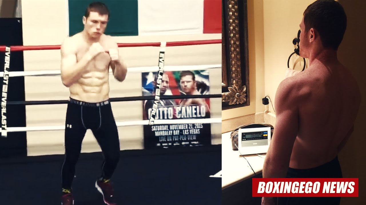 Canelo Alvarez in LEAN, MUSCULAR FIGHTING SHAPE Or Weight-Drained for ...