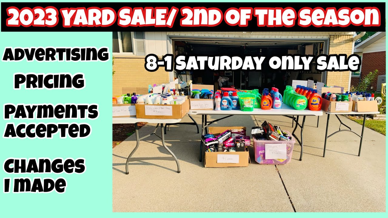 STOCKPILE SALE/ Set up, pricing, payment methods etc/ One day quick ...