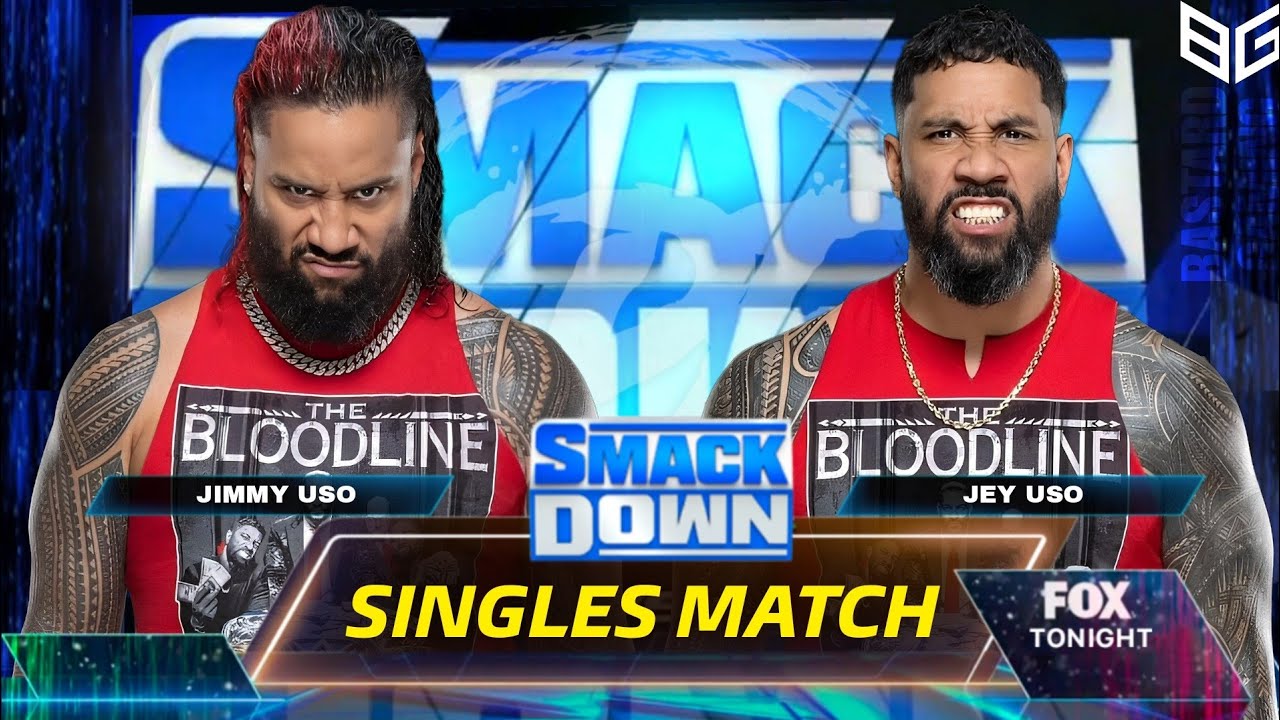 Jimmy Uso Vs Jey Uso - WWE Smackdown - YouTube