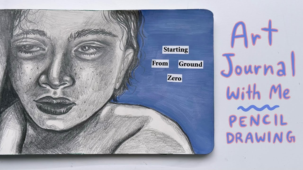 Art Journal With Me no. 96 Pencil Drawing - YouTube