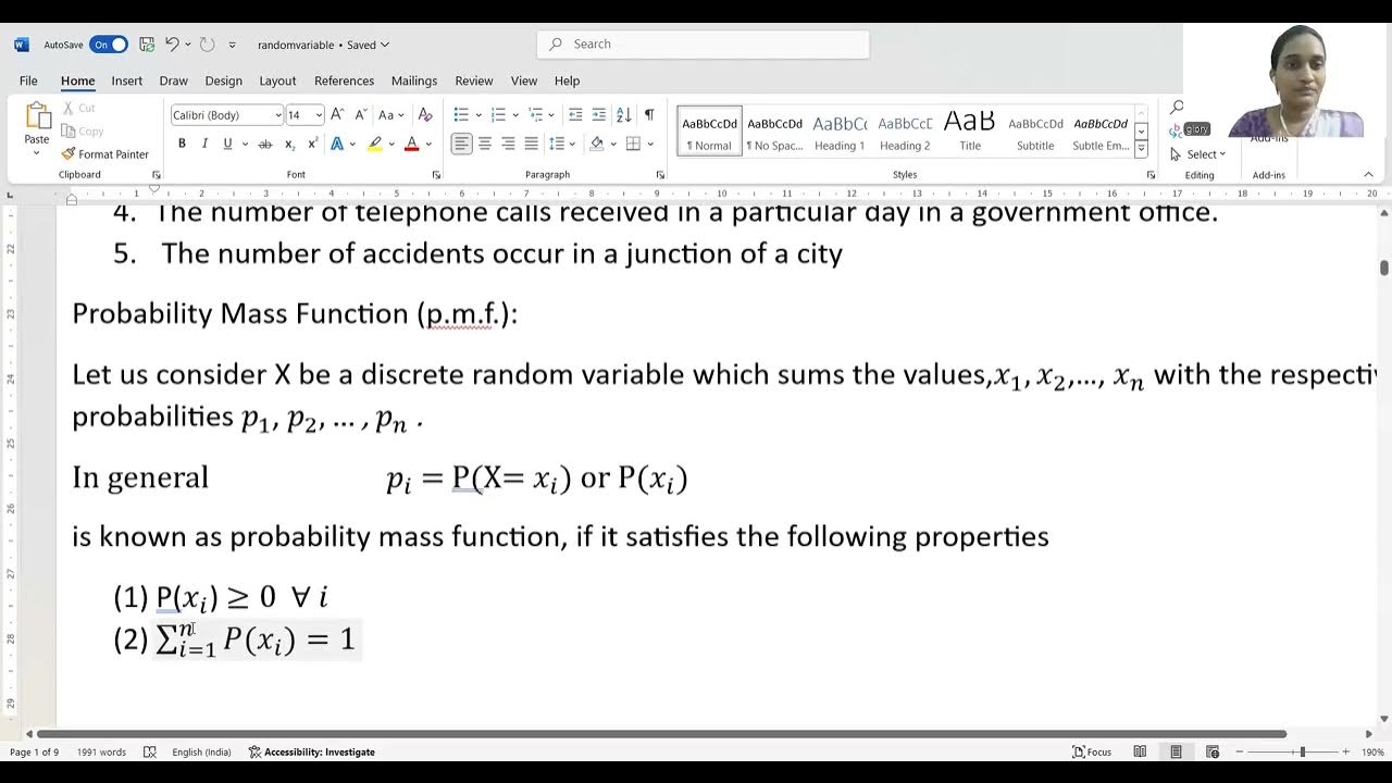 RANDOM VARIABLES - YouTube