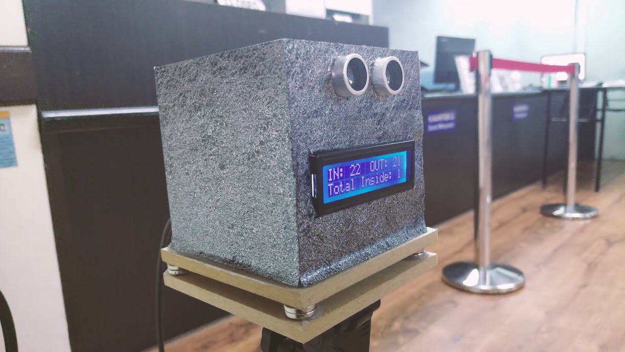 Automated Visitor Counter - Final Montage - YouTube