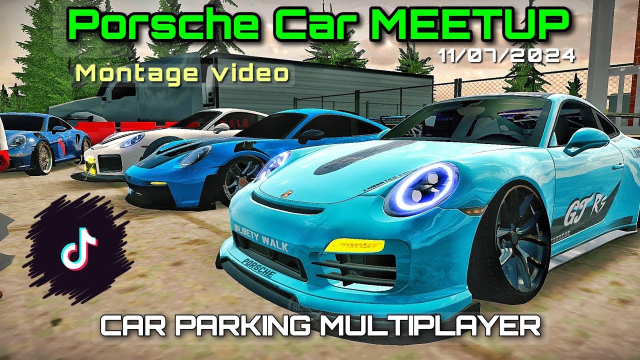 🗿BIGGEST PORSCHE CAR MEETUP IN CAR PARKING MULTIPLAYER | Car Parking ...