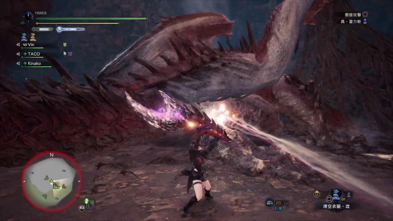 PS4 Monster Hunter World: Iceborne 拿遠戰的破個背很難嗎？摸魚到很會，都不用演的 - YouTube